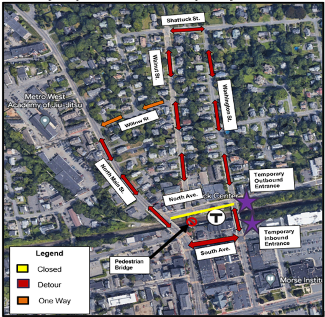 Natick Center Station Accessibility Improvements | Projects | MBTA