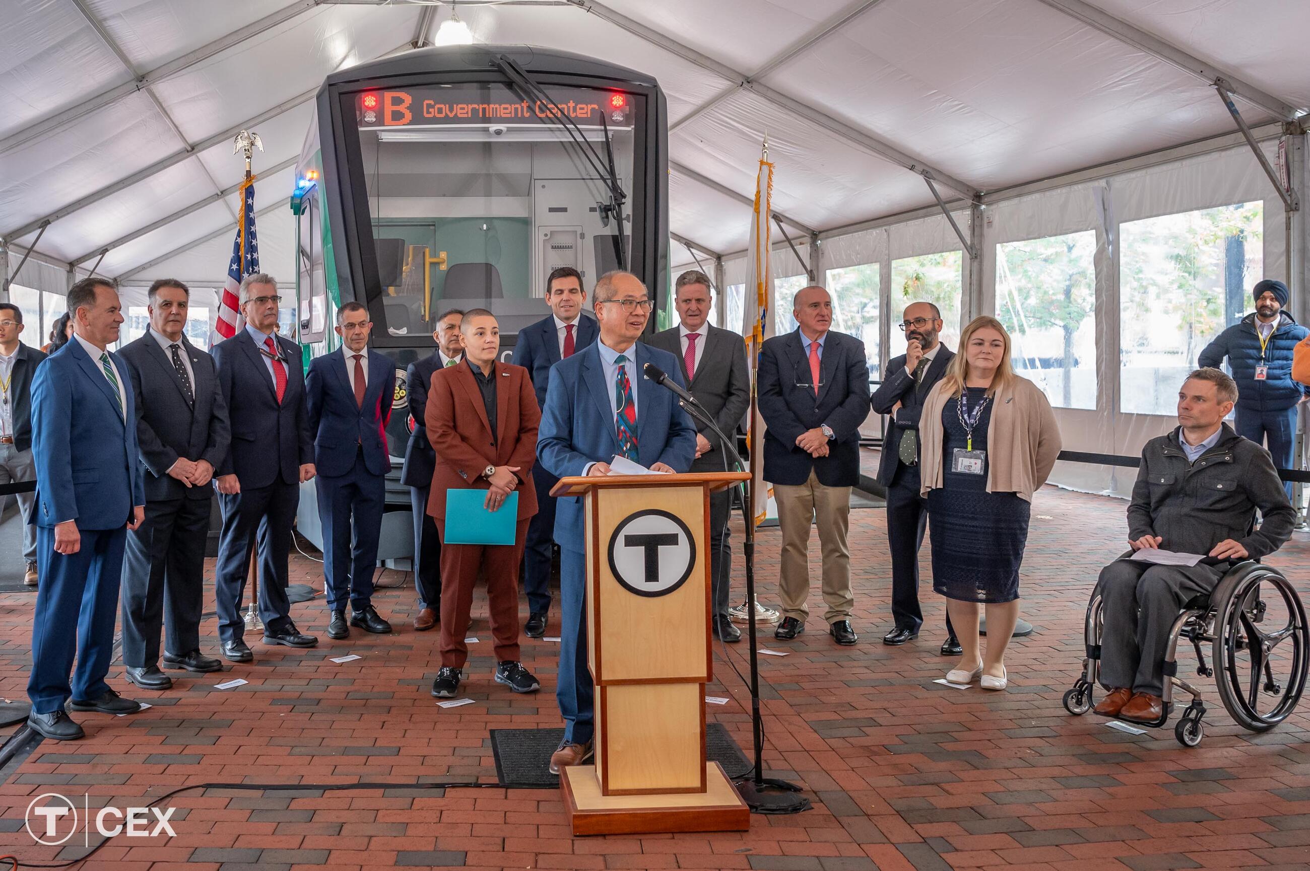 MBTA Showcases Future Green Line Type 10 Vehicle Mockup at Boston City ...