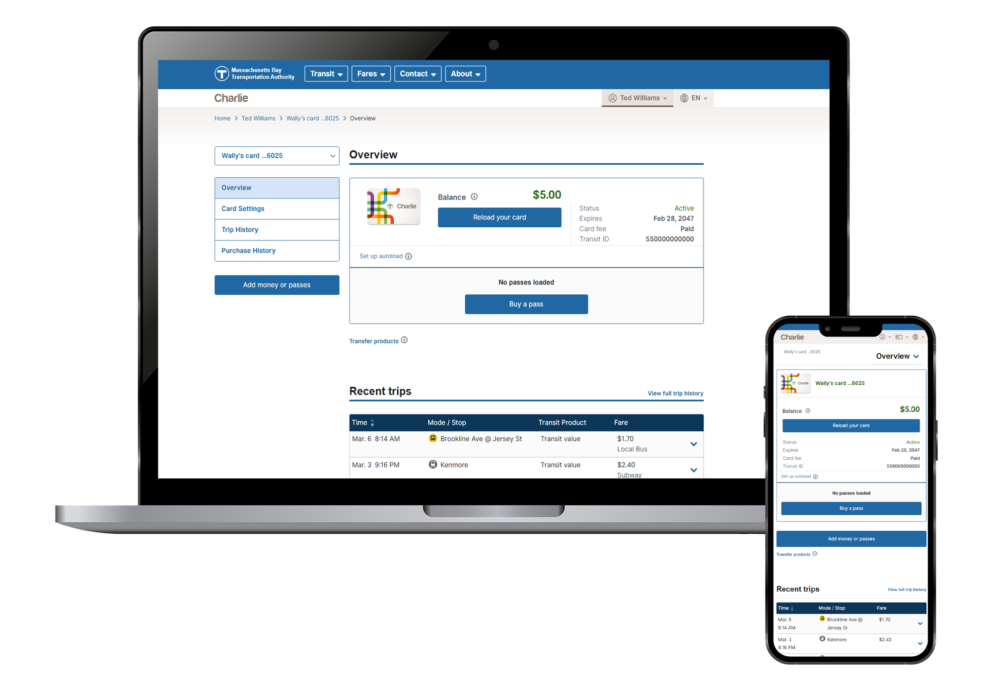 The New Charlie Card | Fares Overview | MBTA