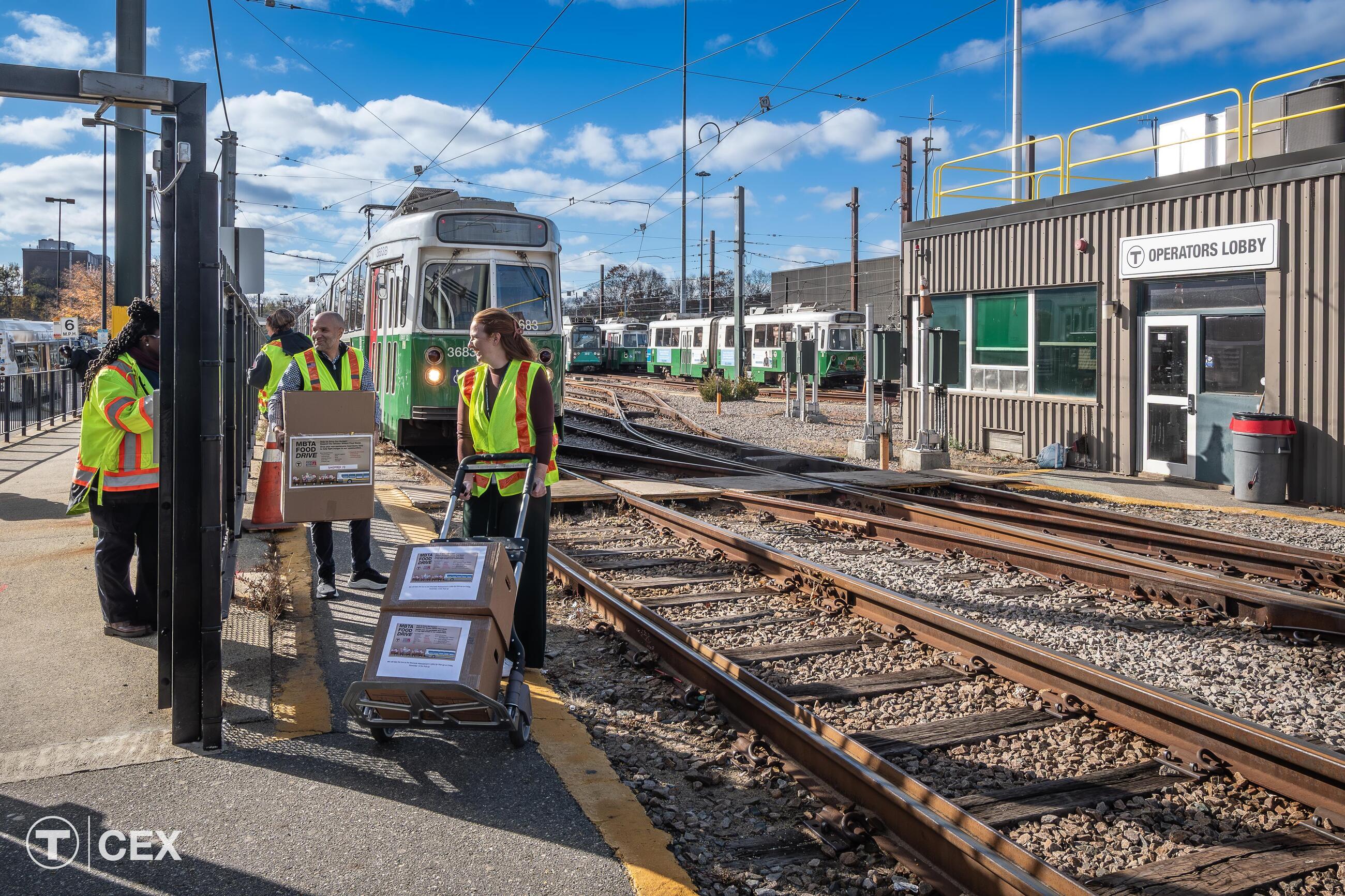 MBTA Food Drive Collects Nearly 3,800 Pounds of Food for The Greater ...
