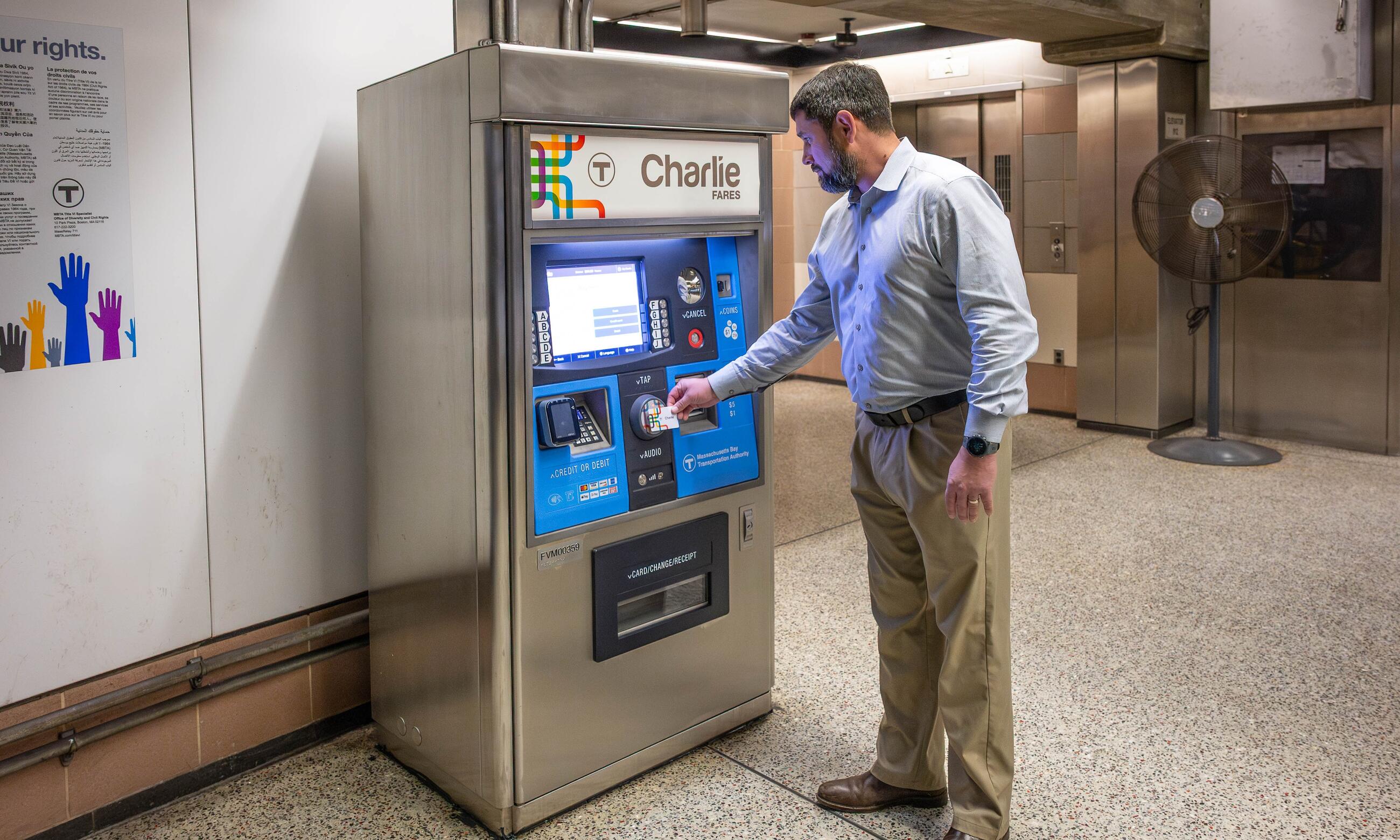 Charlie Fare Vending Machines | Fares Overview | MBTA