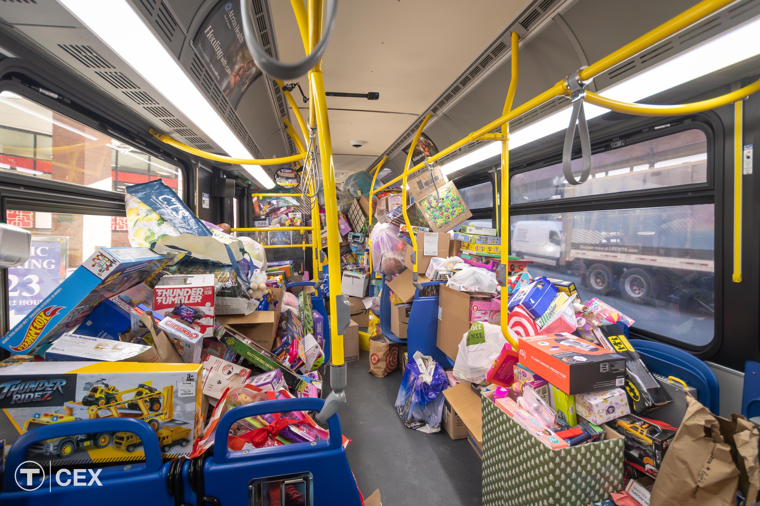 MBTA Celebrates 25th Annual Fill-A-Bus with Gifts Program | News | MBTA