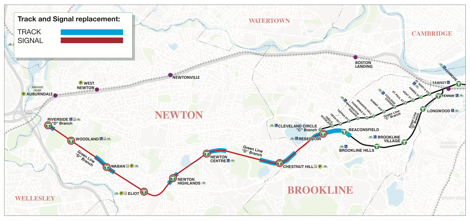 Green Line D Track and Signal Replacement | Transforming the T | MBTA